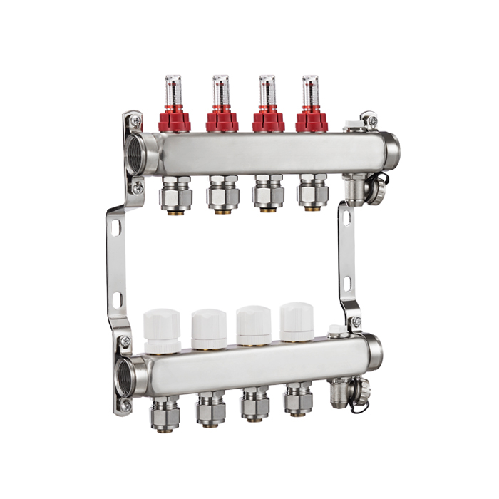Hydronic PEX Stainless Steel Radiant Manifold For Under Floor Heating ...