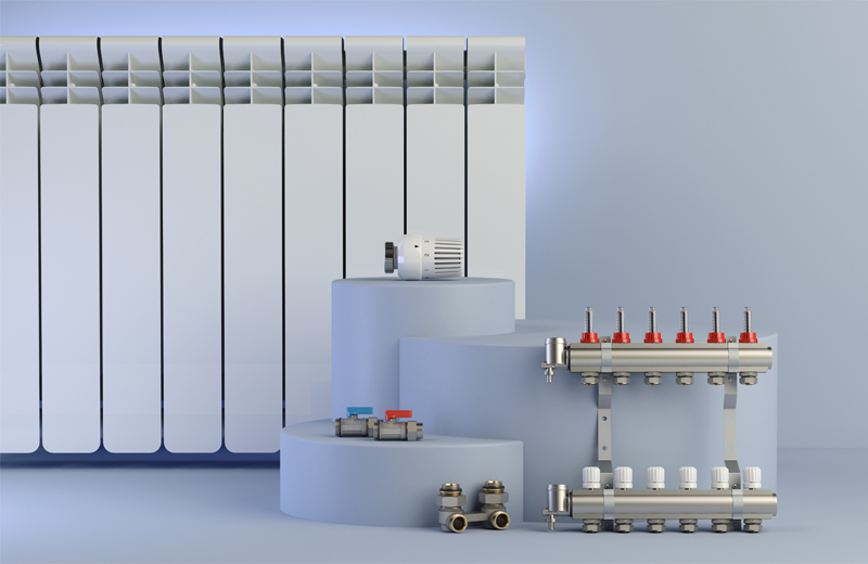 Middle Connection H-Block Angled Radiator Valves BJ36001- J from China ...
